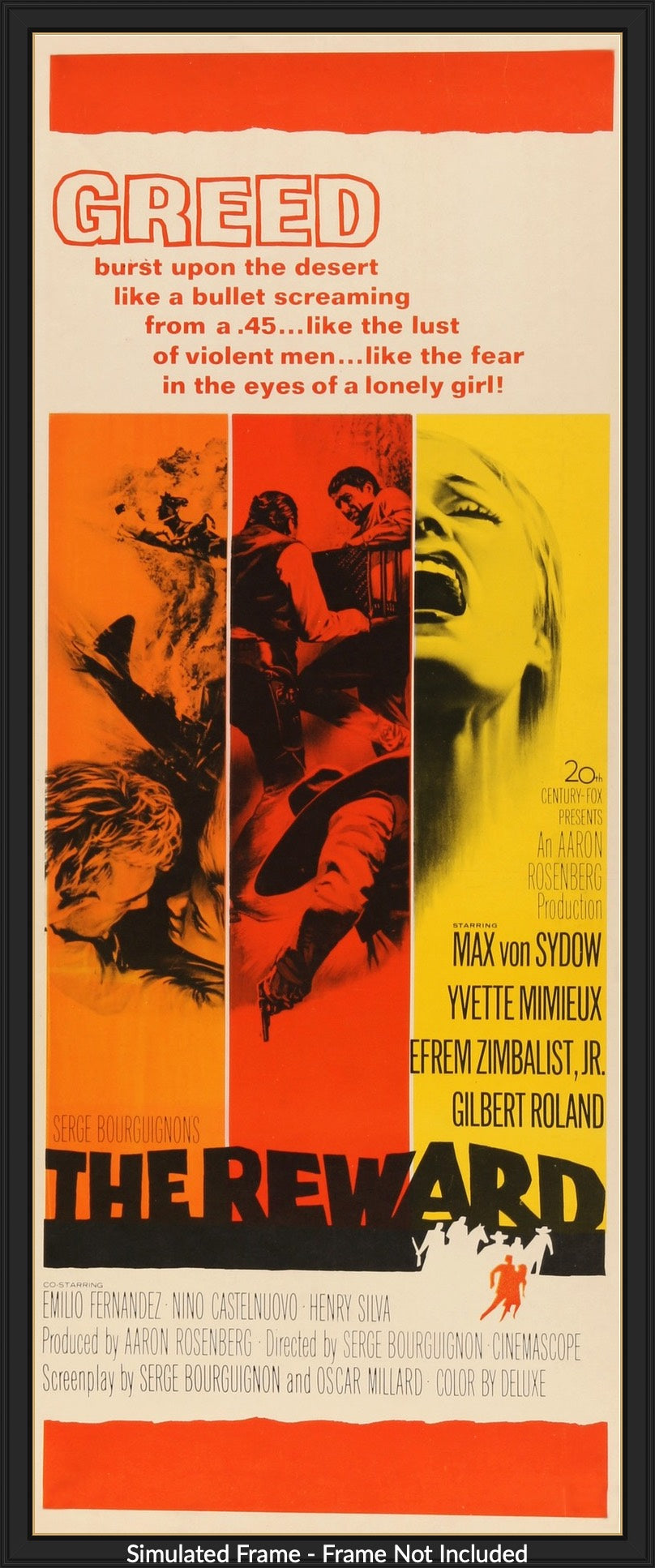 The Reward (1965) Original Insert Movie Poster - Original Film Art ...