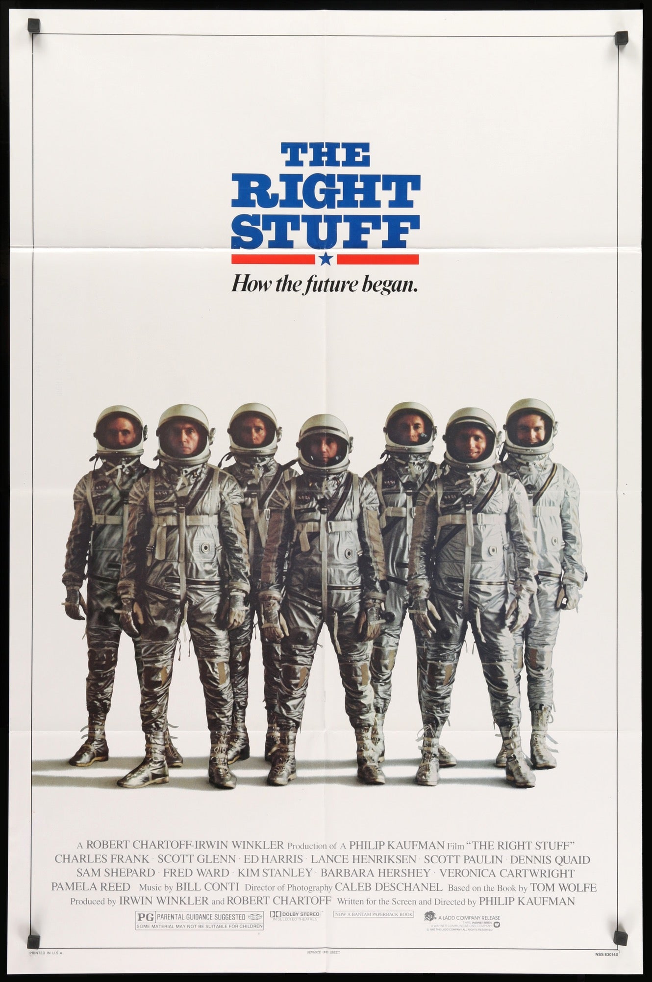 Right Stuff (1983) One-Sheet Movie Poster - Original Film Art - Vintage ...