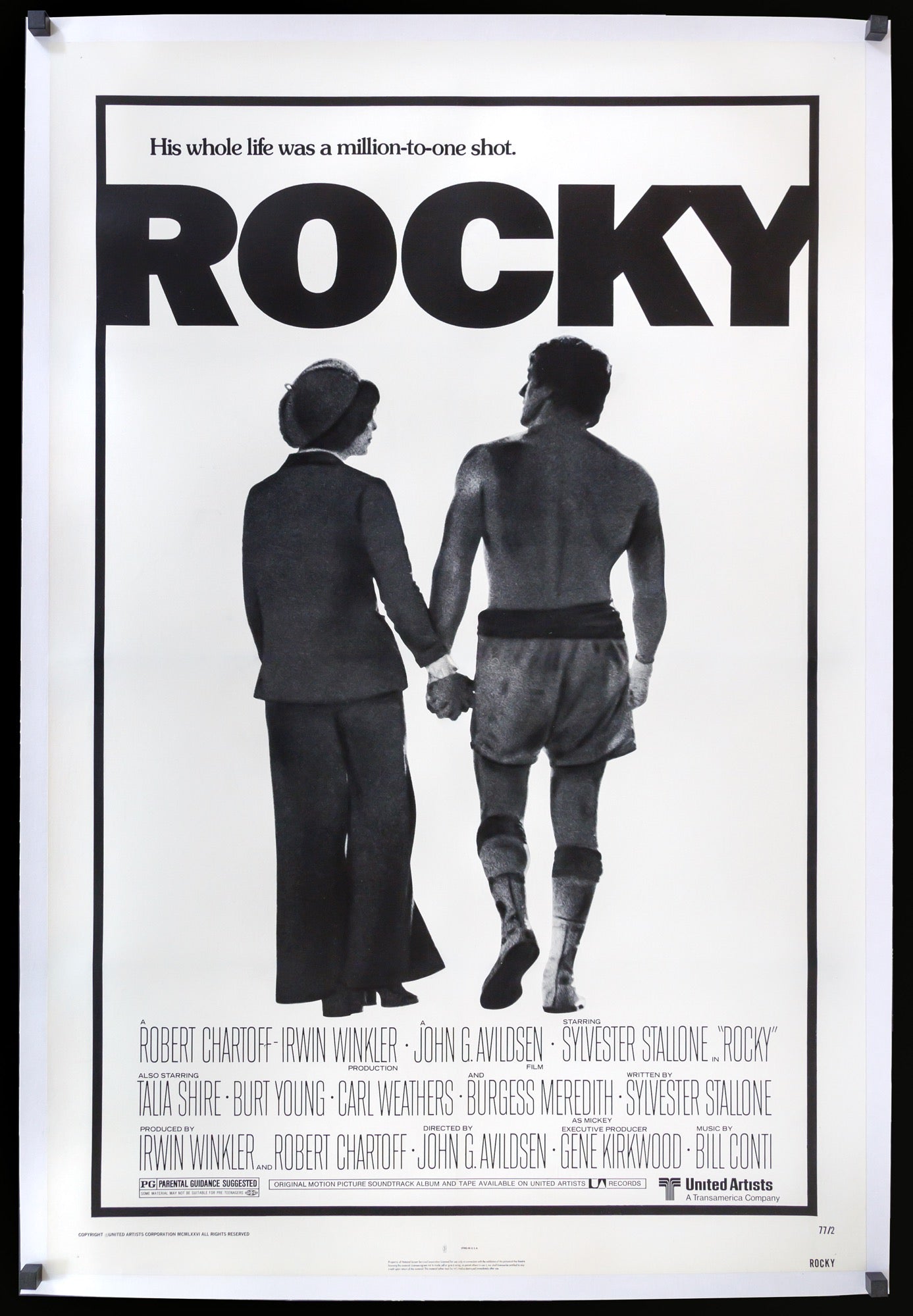 Rocky (1976) Original One-Sheet Movie Poster - Original Film Art ...