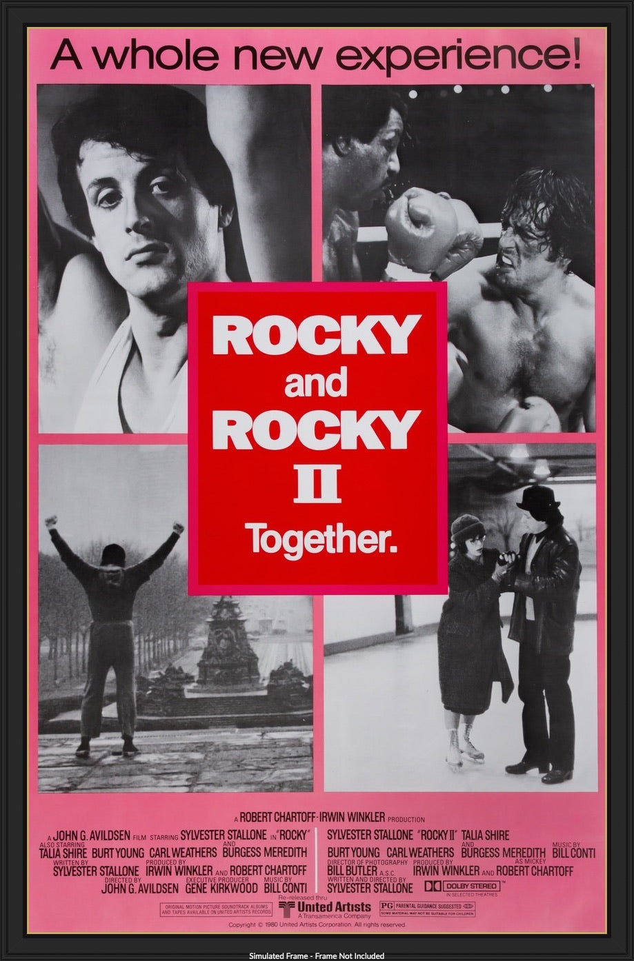 Rocky (1976) / Rocky II (1979) Original One-Sheet Movie Poster ...