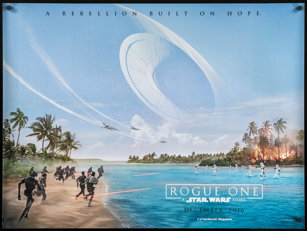 Rogue One: A Star Wars Story (2016) Original British Quad Movie Poster ...