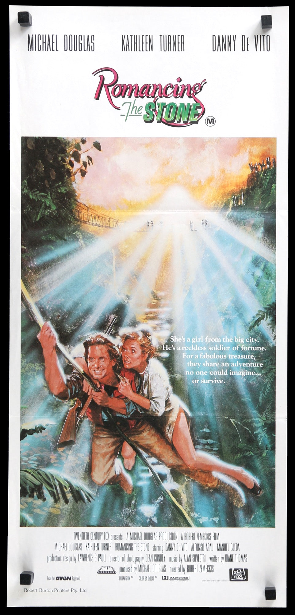 romancing the stone poster