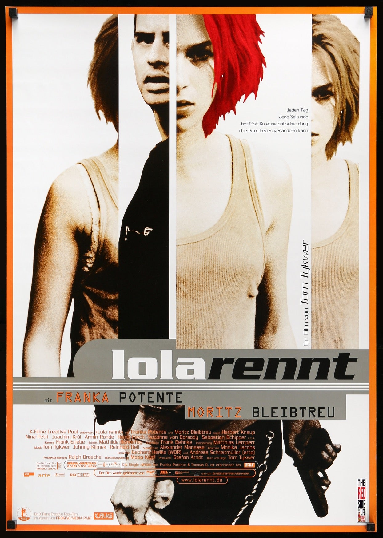 Run Lola Run (1998) Original German A1 Movie Poster - Original Film Art ...