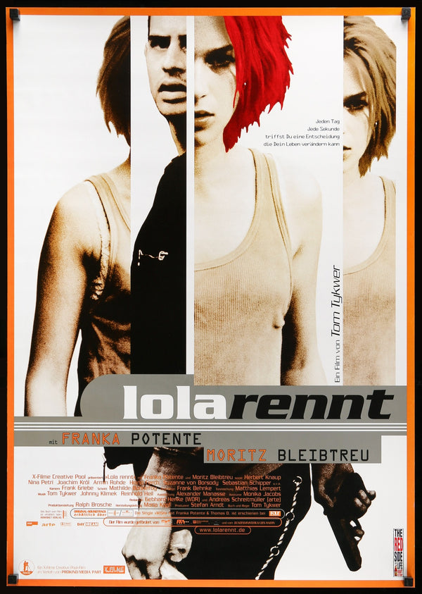 Run Lola Run (1998) Original German A1 Movie Poster - Original Film Art ...