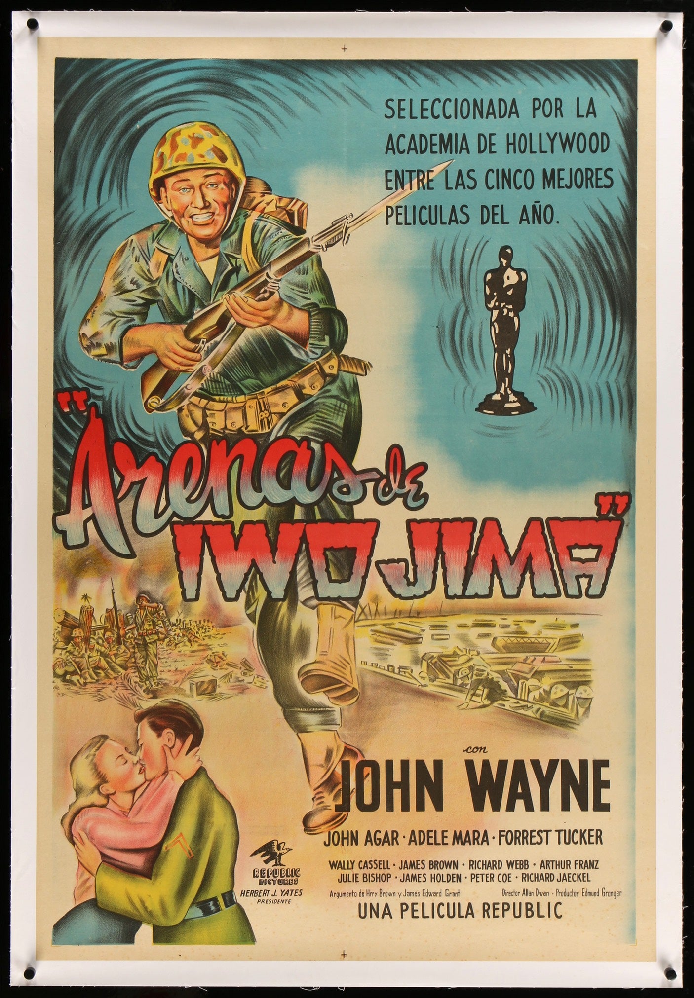 Sands Of Iwo Jima Movie Poster