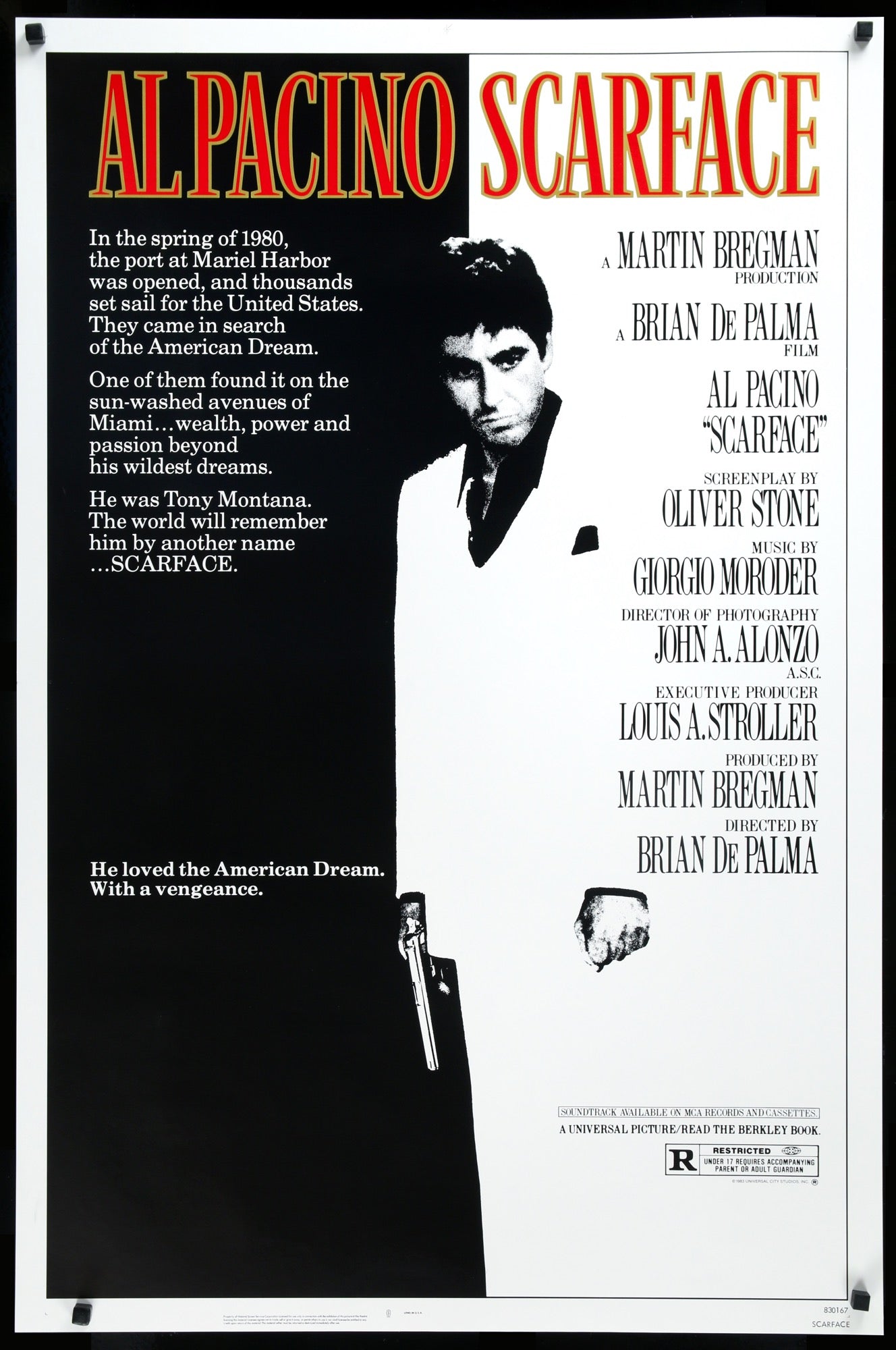 scarface poster original