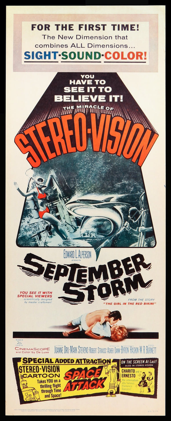 September Storm (1960) Original Insert Movie Poster - Original Film Art ...