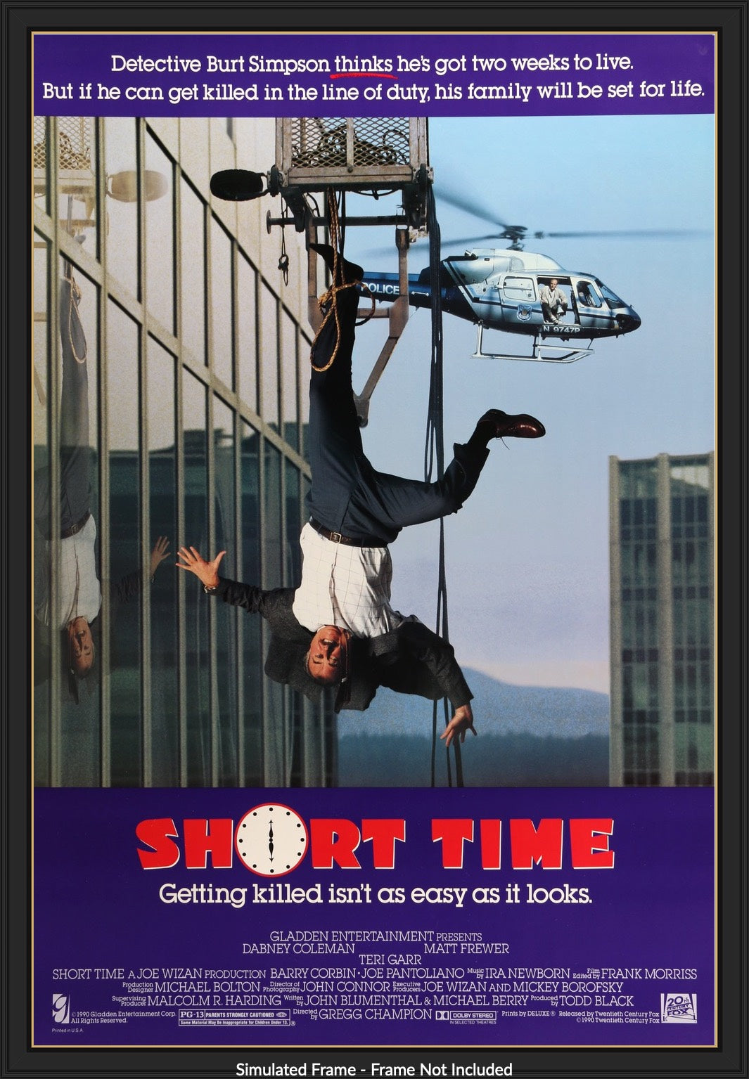 Short Time (1990) Original One-Sheet Movie Poster - Original Film Art ...