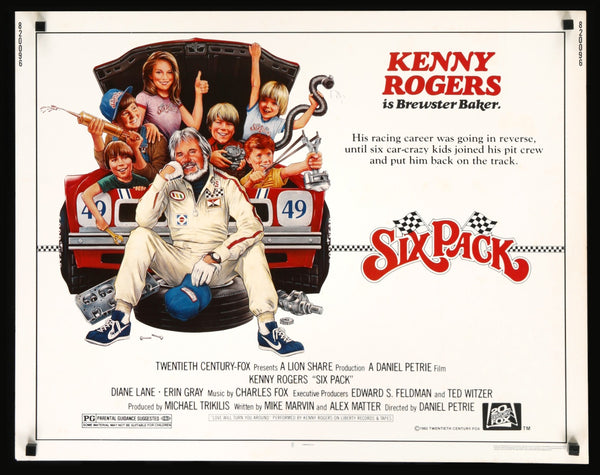 Six Pack (1982) Original Half Sheet Movie Poster - Original Film Art ...