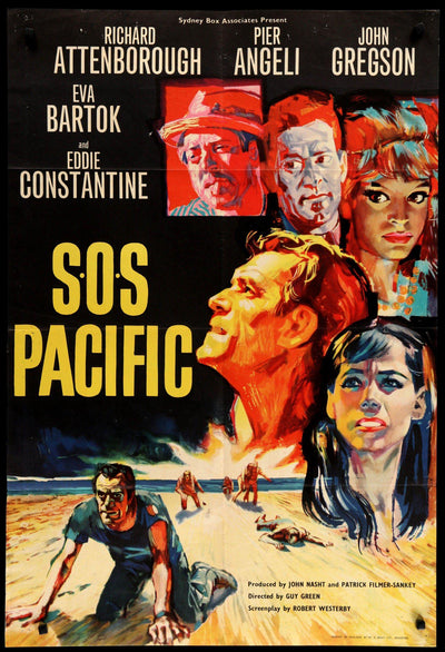 S.O.S. Pacific (1959) Original English One-Sheet Poster - Original Film ...