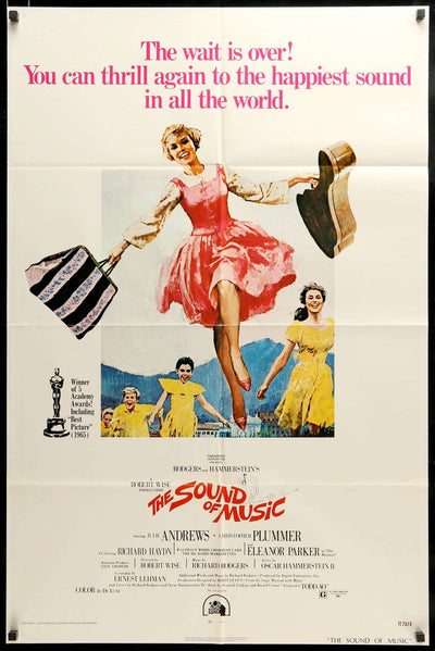 Sound of Music (1965) Original R73 One-Sheet Movie Poster - 27" x 41 ...