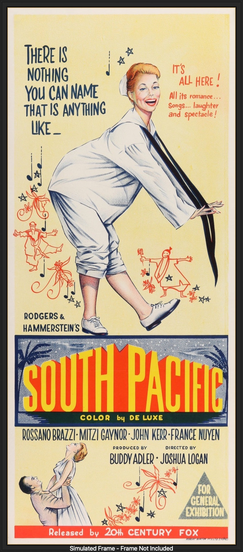 South Pacific (1958) Original Australian Movie Poster - Original Film ...