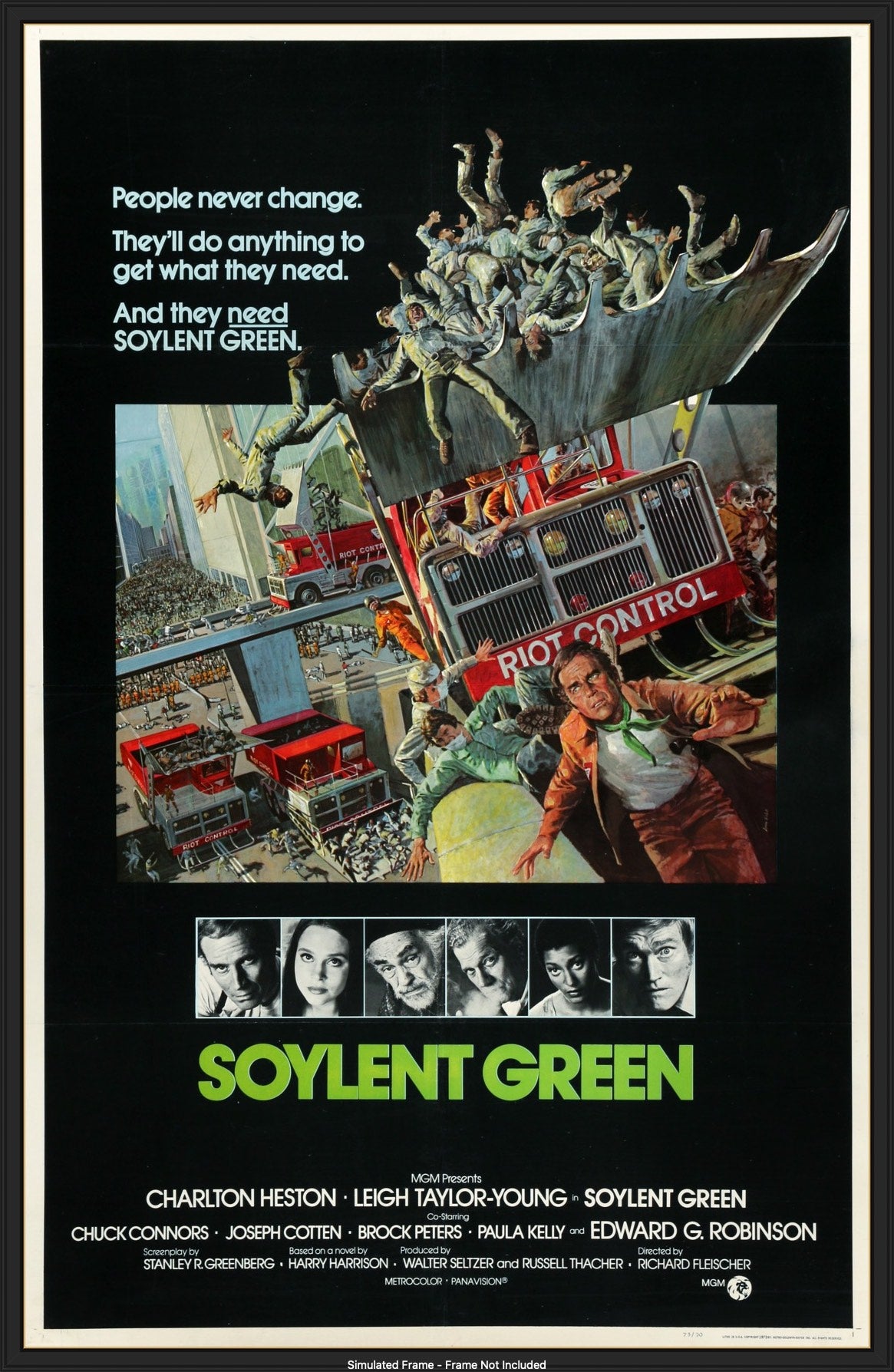 Soylent Green (1973) Original One-Sheet Movie Poster - Original Film ...