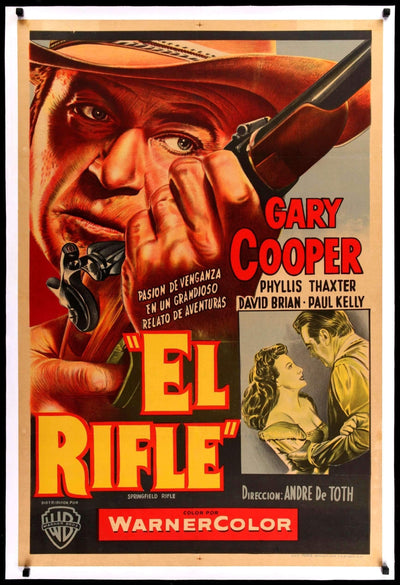 Springfield Rifle (1952) Original Argentine Theatrical Movie Poster ...