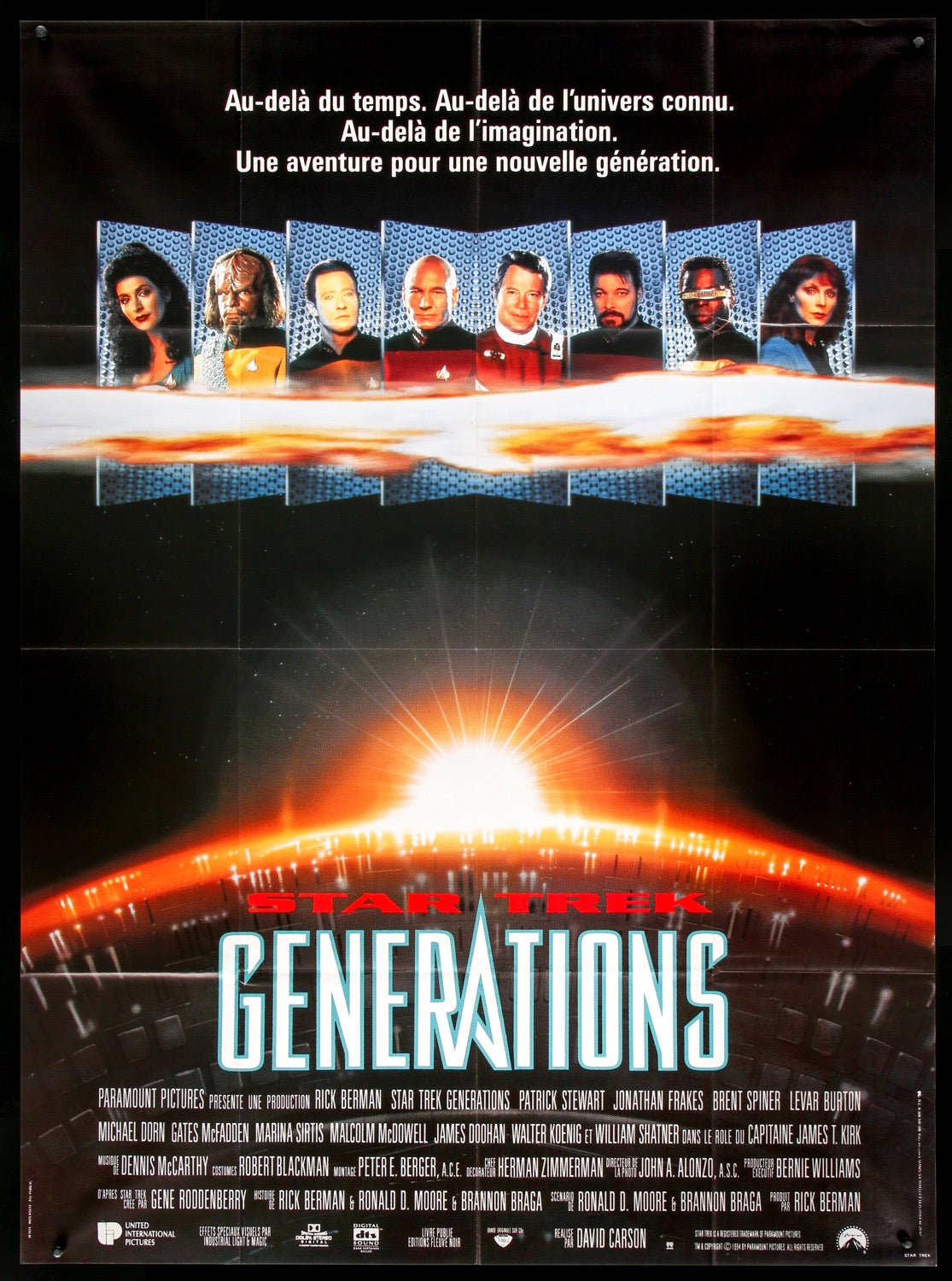 Star Trek Generations Movie Poster