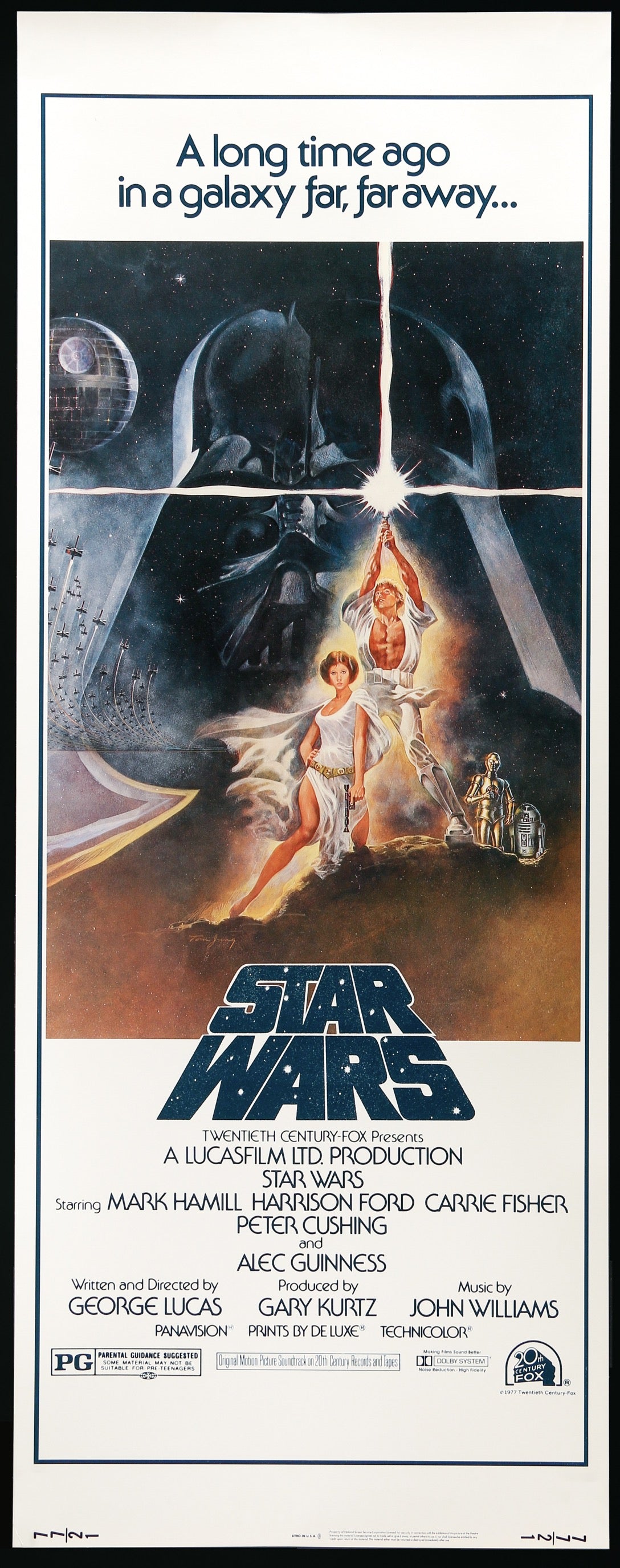 Star Wars Poster Original 1977