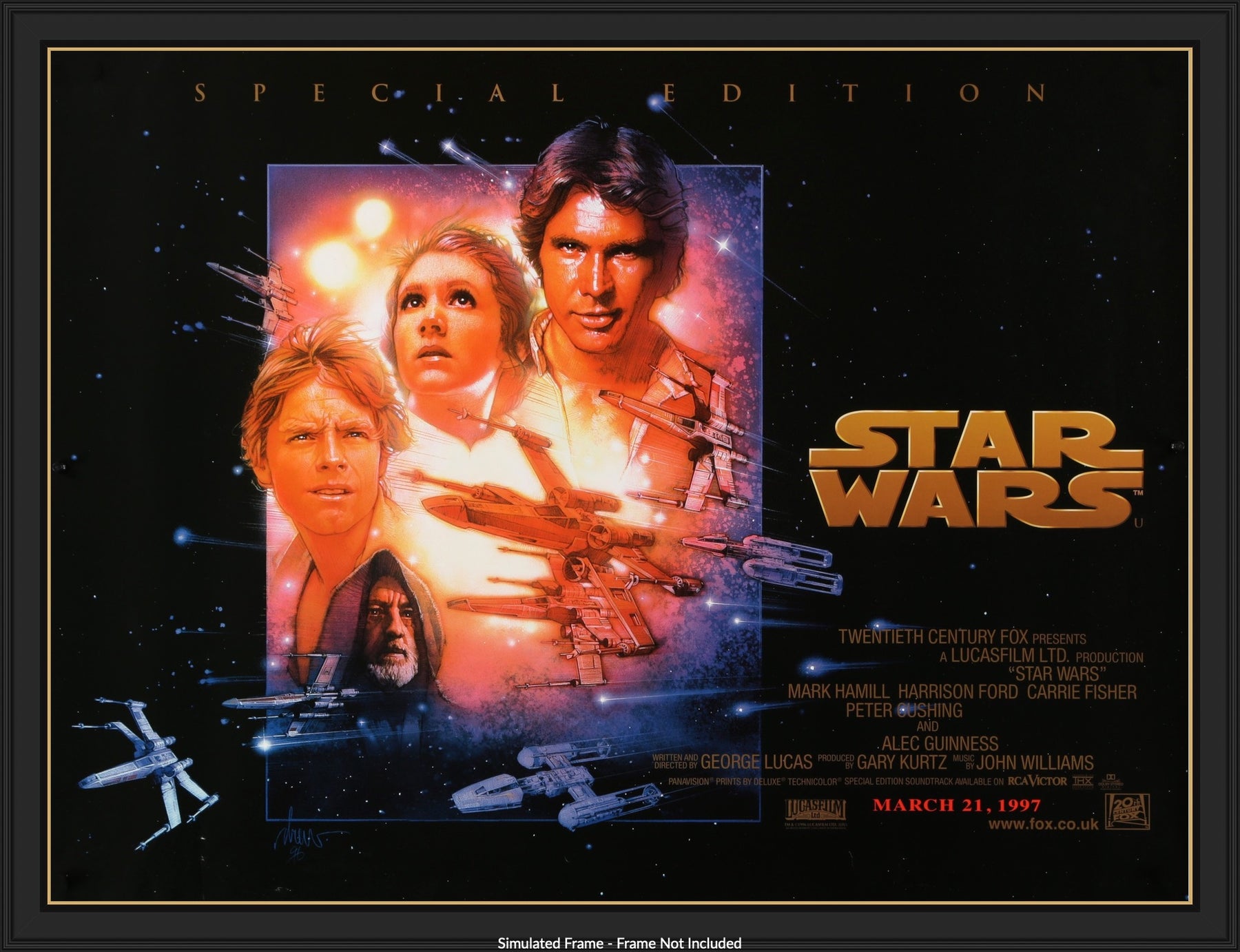 Star Wars (1977) Original R1997 British Quad Movie Poster - Original ...