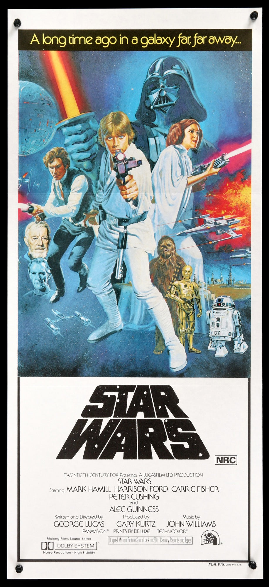 Star Wars (1977) Original Australian Daybill Movie Poster - Original ...
