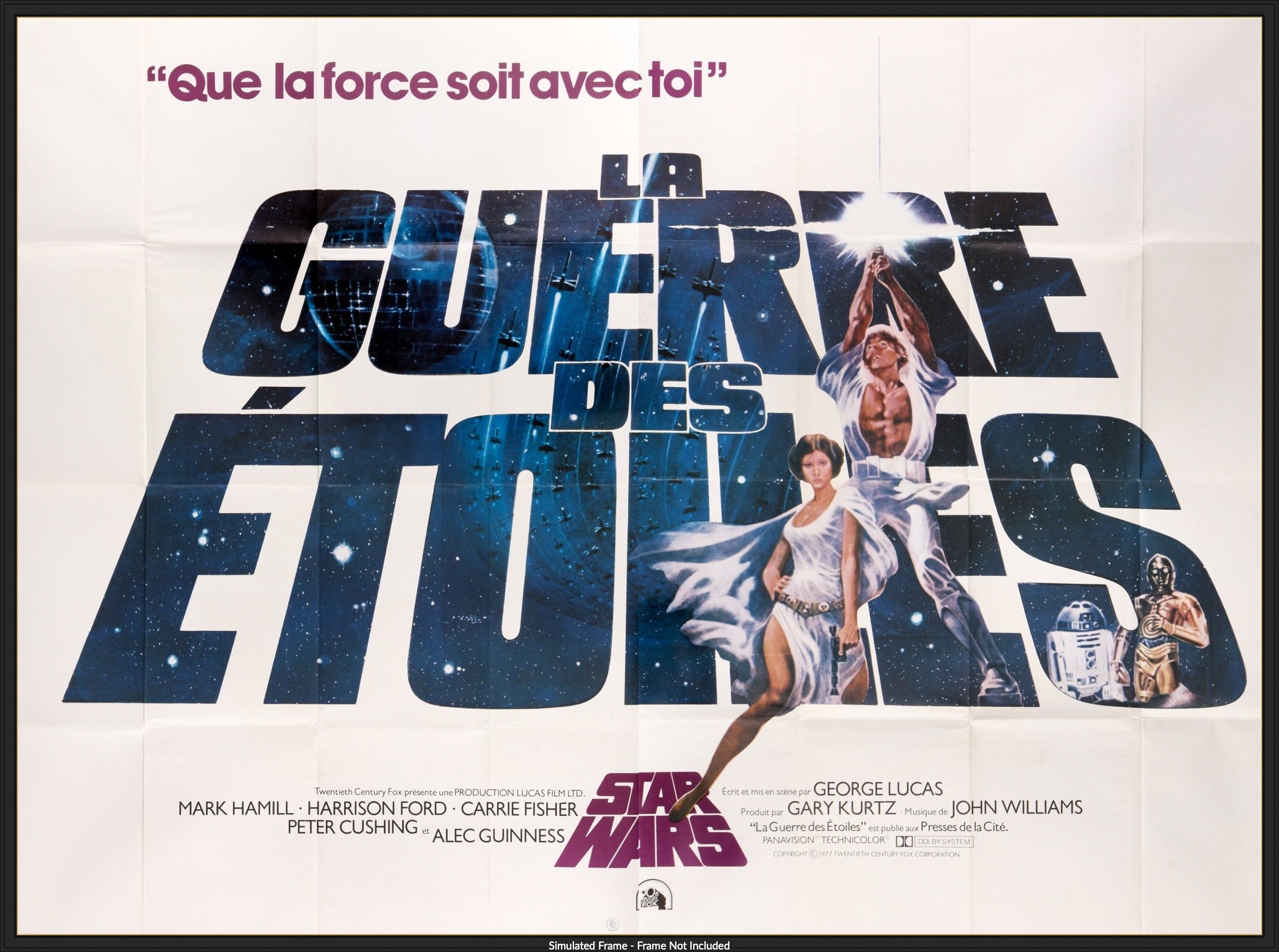 Star Wars (1977) Original French Double Grande Movie Poster - Original ...
