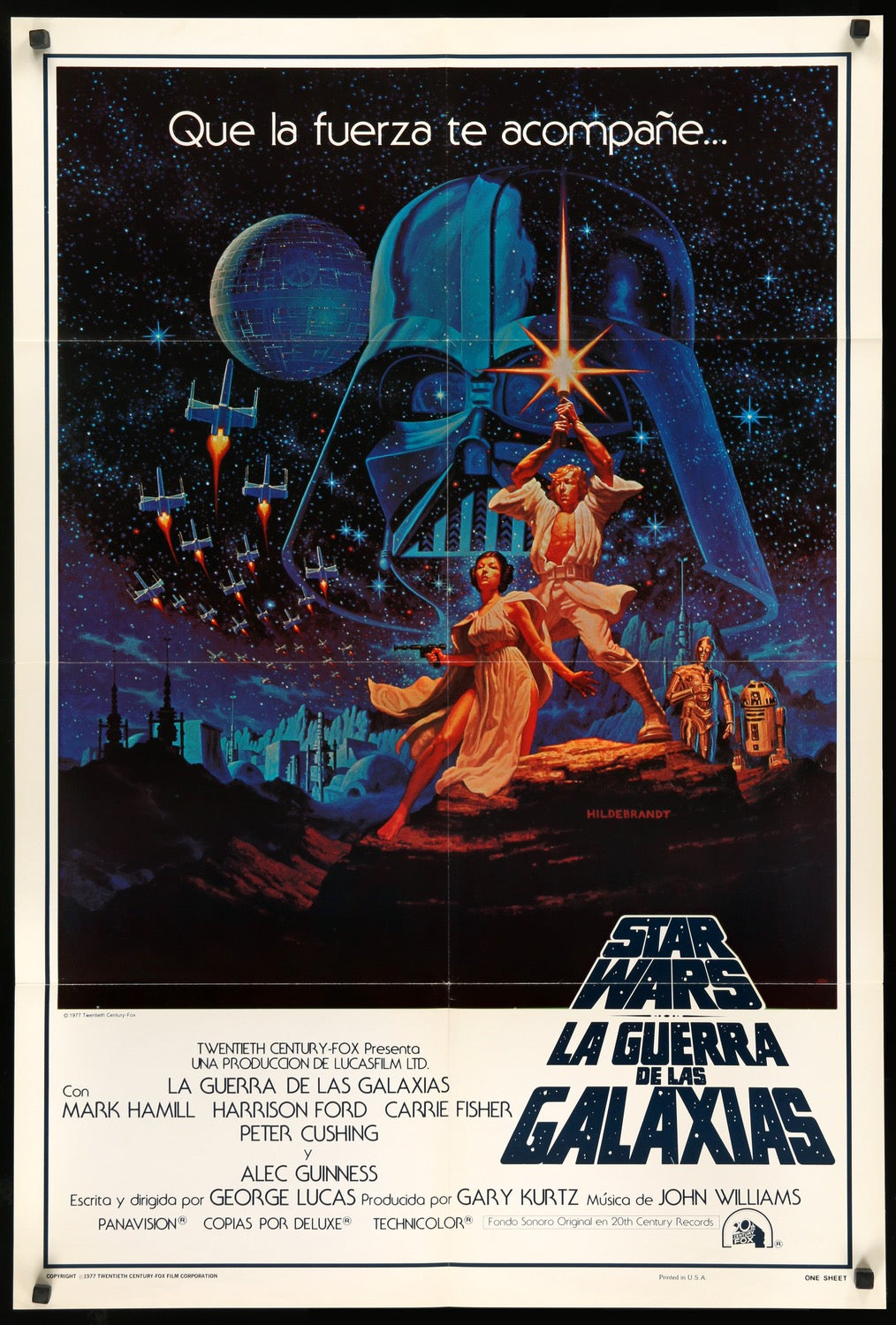 Original 1977 Star Wars Movie Poster