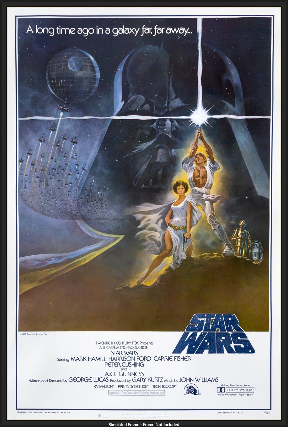 Star Wars (1977) Original One-Sheet Movie Poster - Original Film Art ...