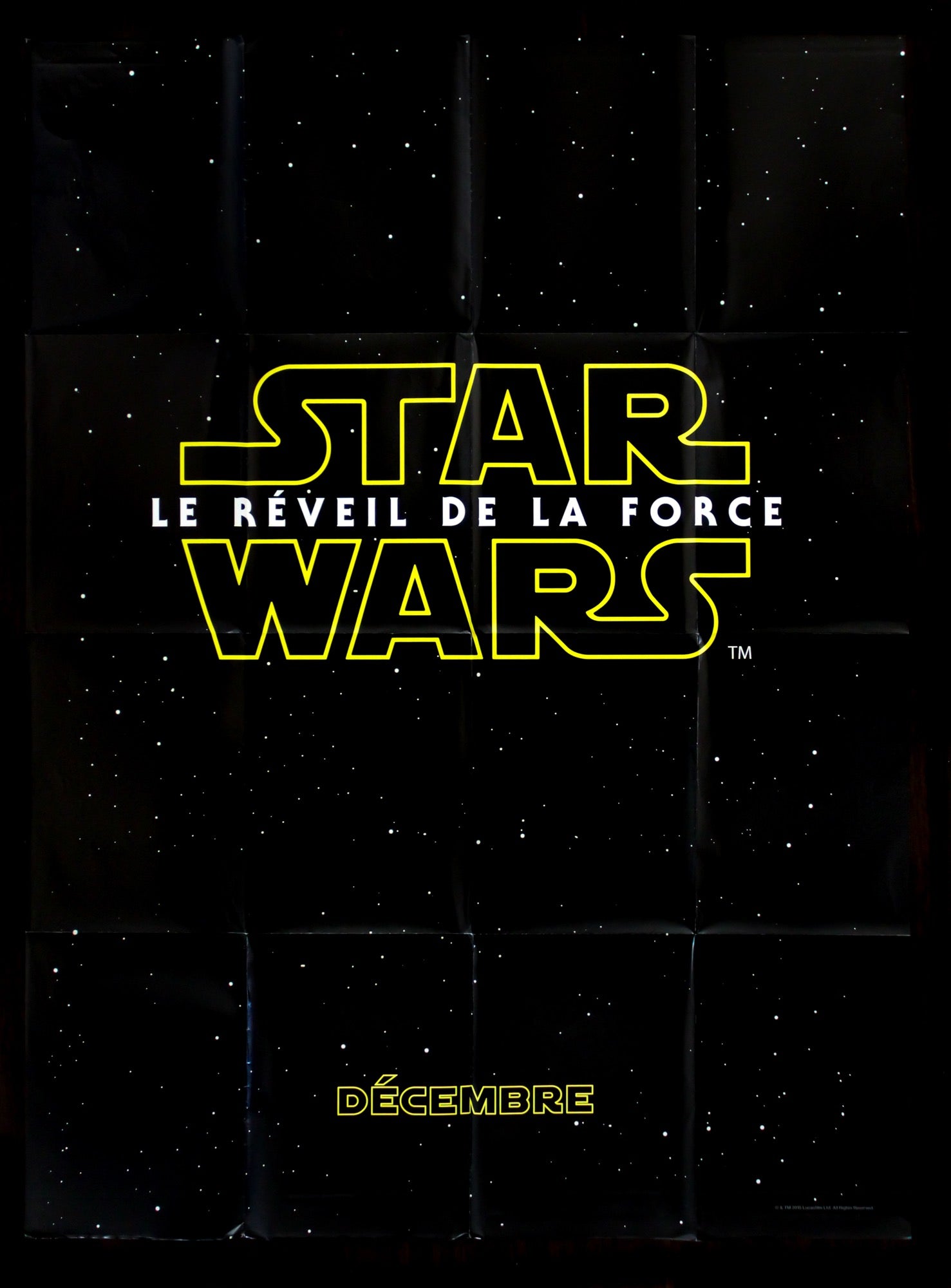 Star Wars - The Force Awakens (2015) French Grande Movie Poster ...