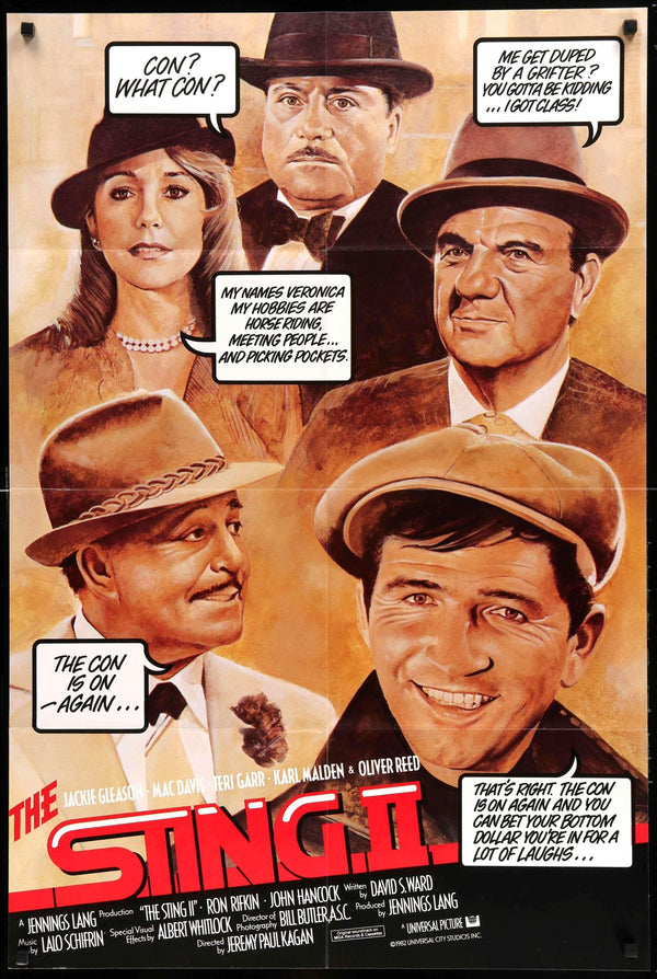 The Sting II (1983) Original English One Sheet Movie Poster - Original ...