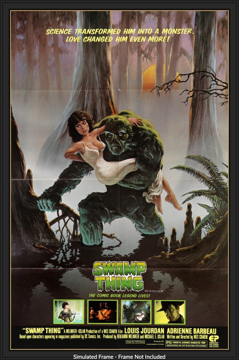 Swamp Thing (1982) One-Sheet Movie Poster - Original Film Art - Vintage ...