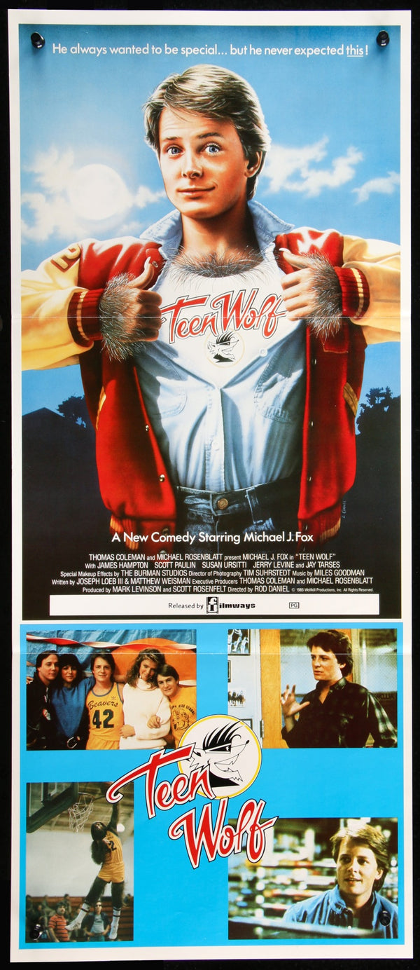 Teen Wolf (1985) Original Australian Daybill Movie Poster - Original ...
