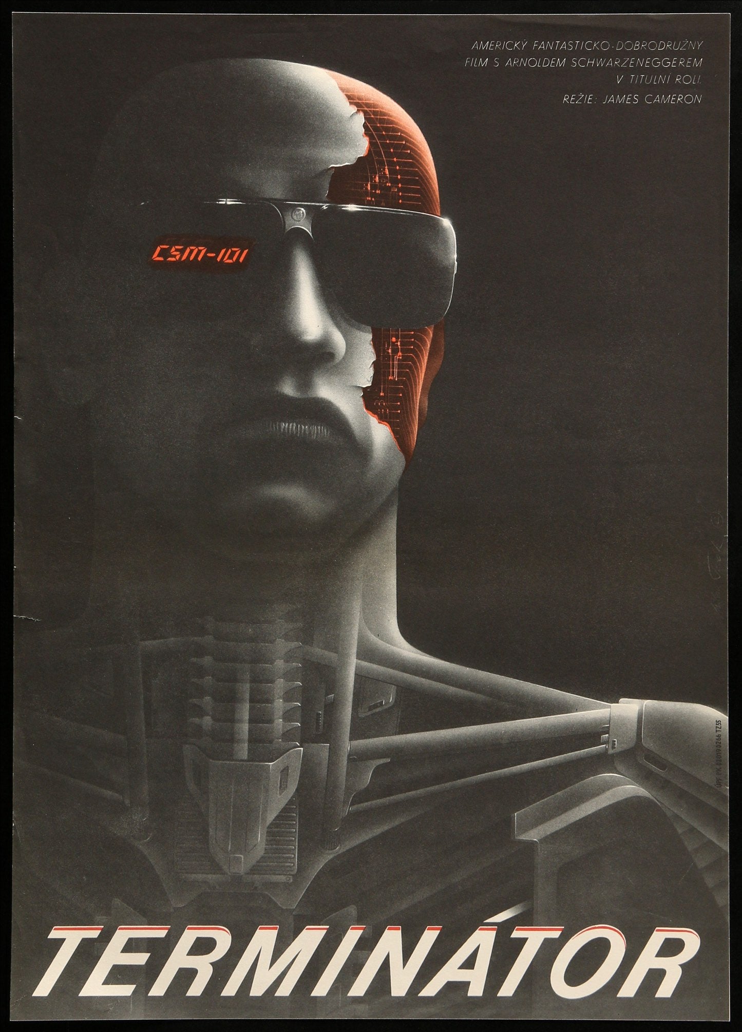 The Terminator (1984) Original Czech Movie Poster - Original Film Art ...