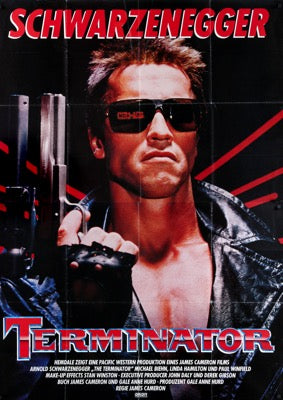Terminator 2: Judgment Day (1991) Original German 3 Panel Movie Poster ...