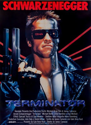 The Terminator (1984) Original One-Sheet Movie Poster - Original Film ...