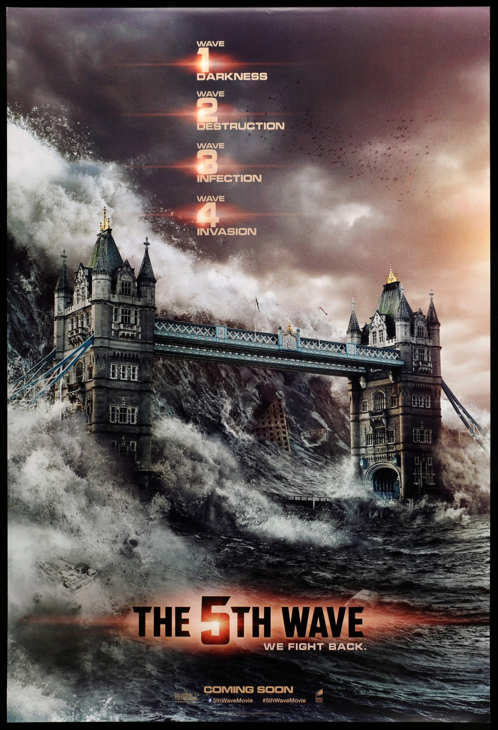 The 5th Wave (2016) Original One-Sheet Movie Poster - Original Film Art ...