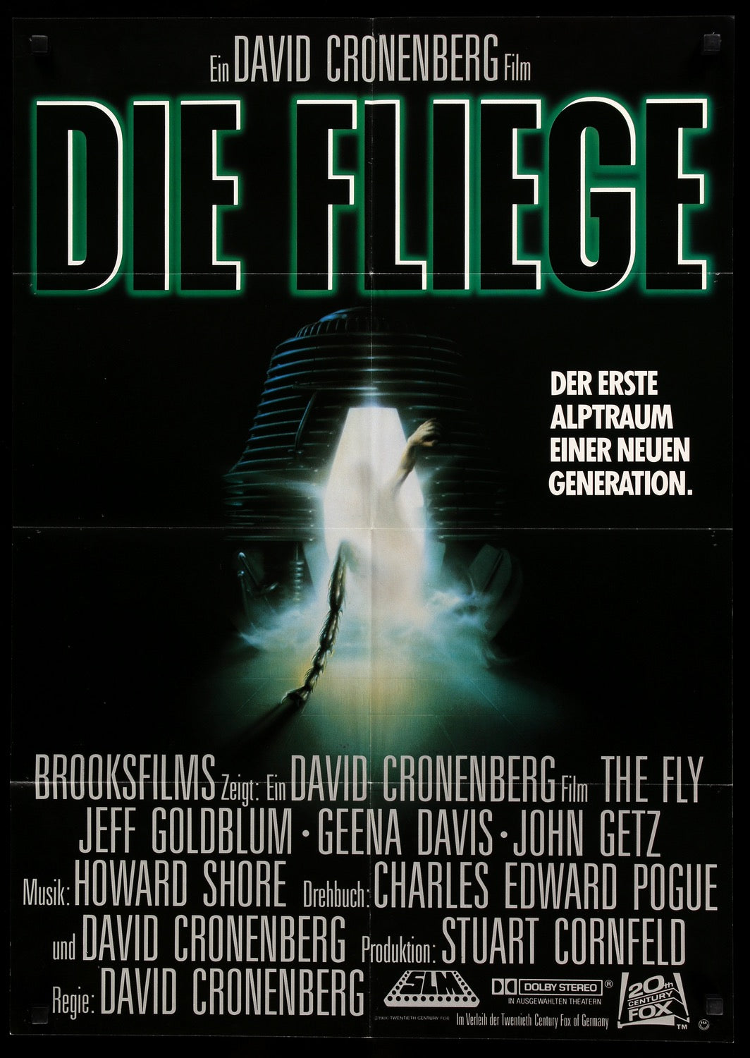 The Fly 1986 Poster