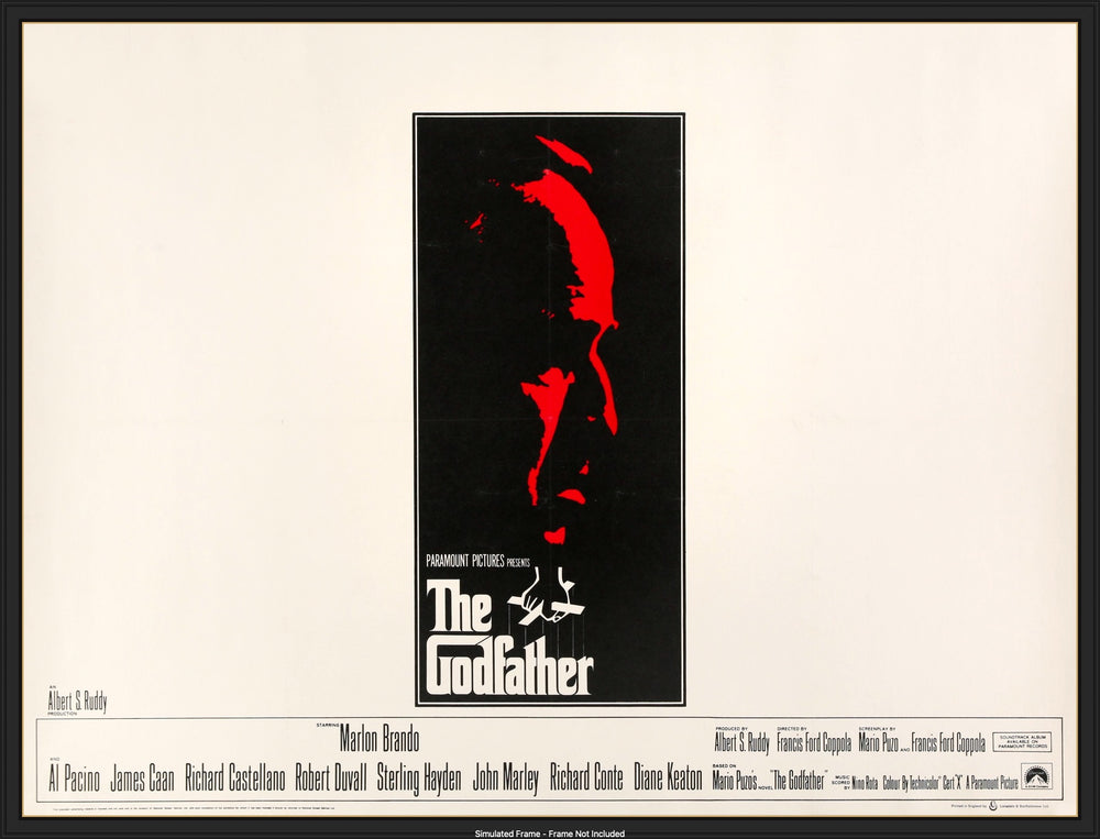 The Godfather (1972) Original British Quad Movie Poster - Original Film ...