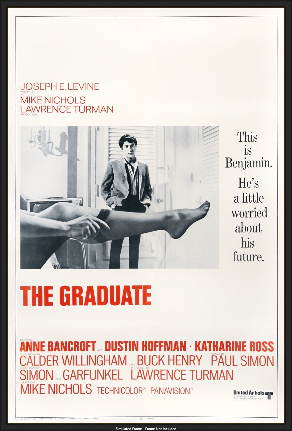 The Graduate (1967) Original One-Sheet Movie Poster - Original Film Art ...