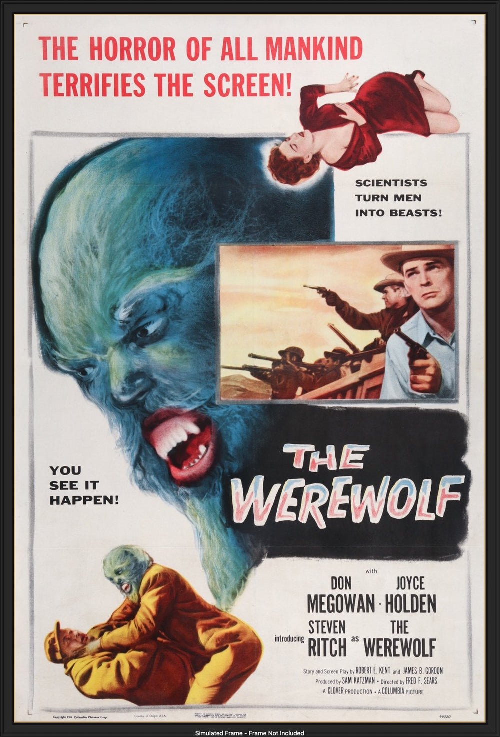 The Werewolf (1956) Original One-Sheet Movie Poster - Original Film Art ...