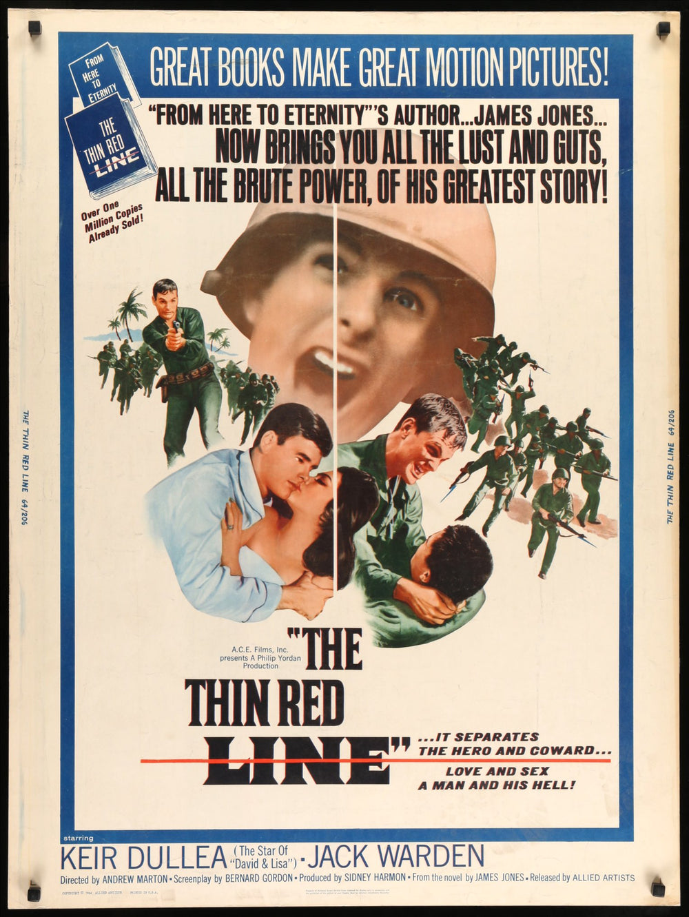 The Thin Red Line (1964) Original Thirty by Forty Movie Poster ...
