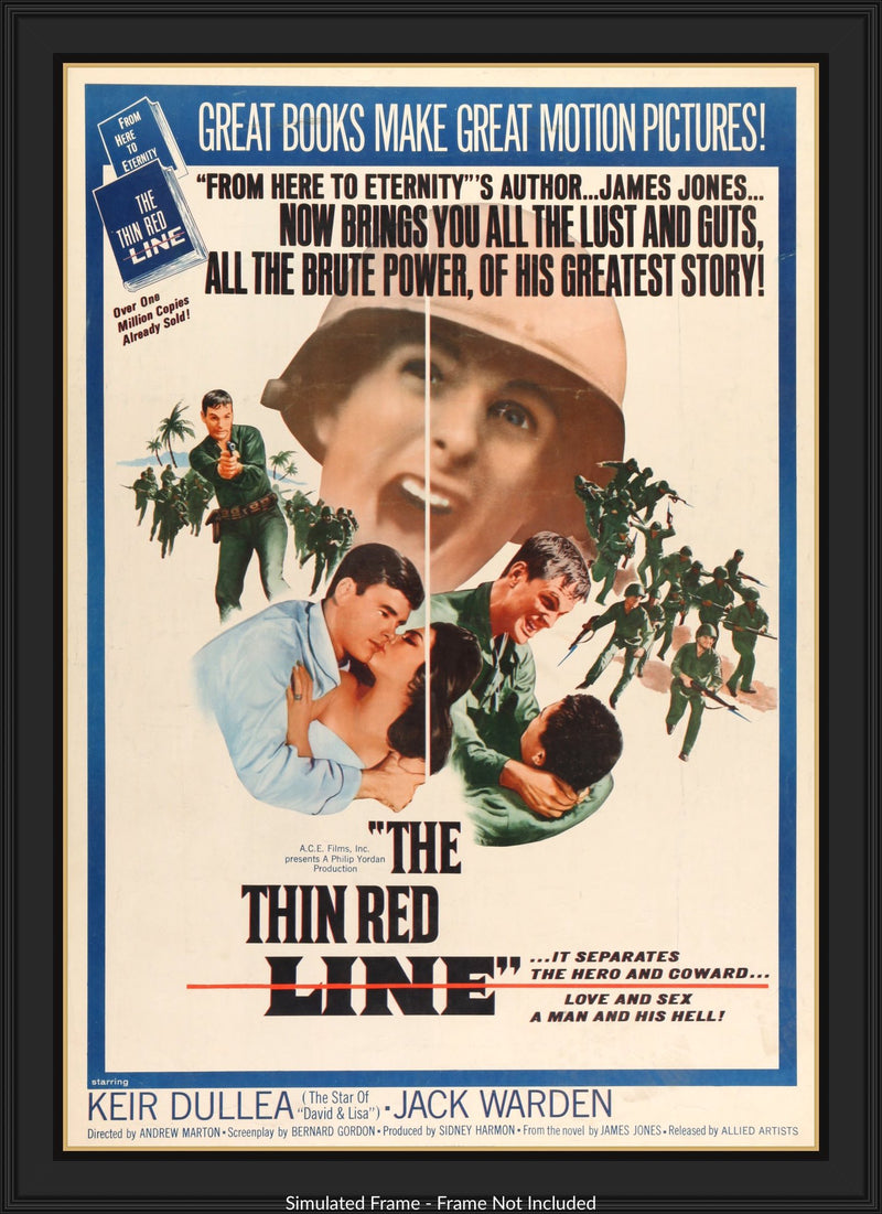 The Thin Red Line (1964) Original Thirty by Forty Movie Poster ...