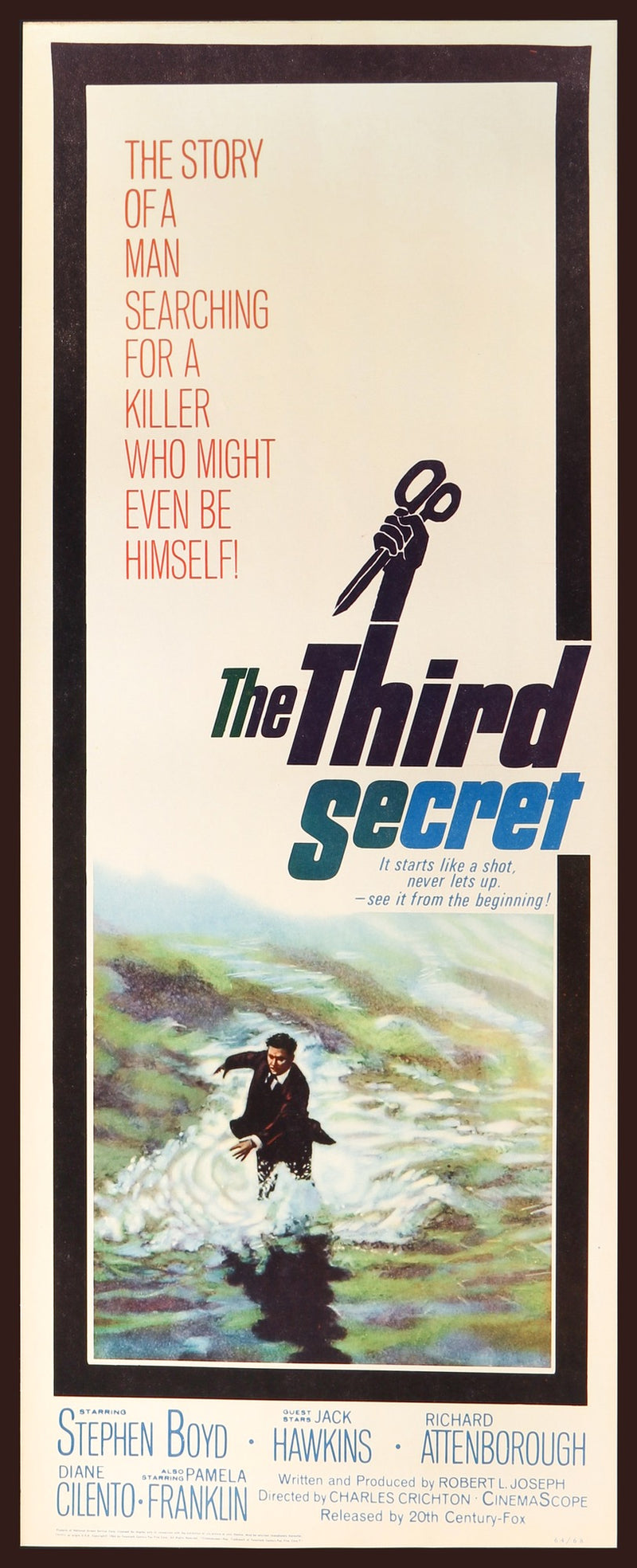 The Third Secret (1964) Original Insert Movie Poster - Original Film ...
