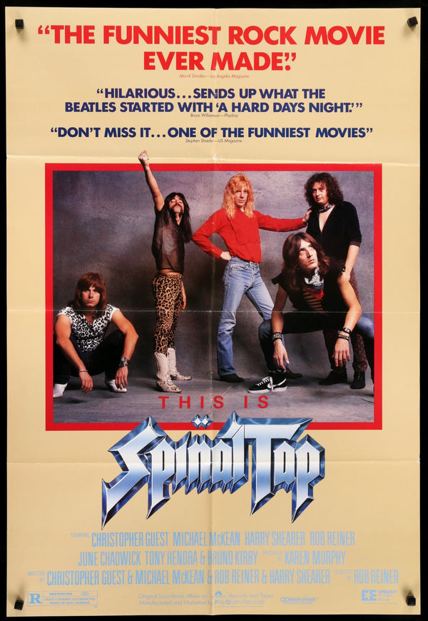 This is Spinal Tap (1984) Original One-Sheet Movie Poster - Original ...