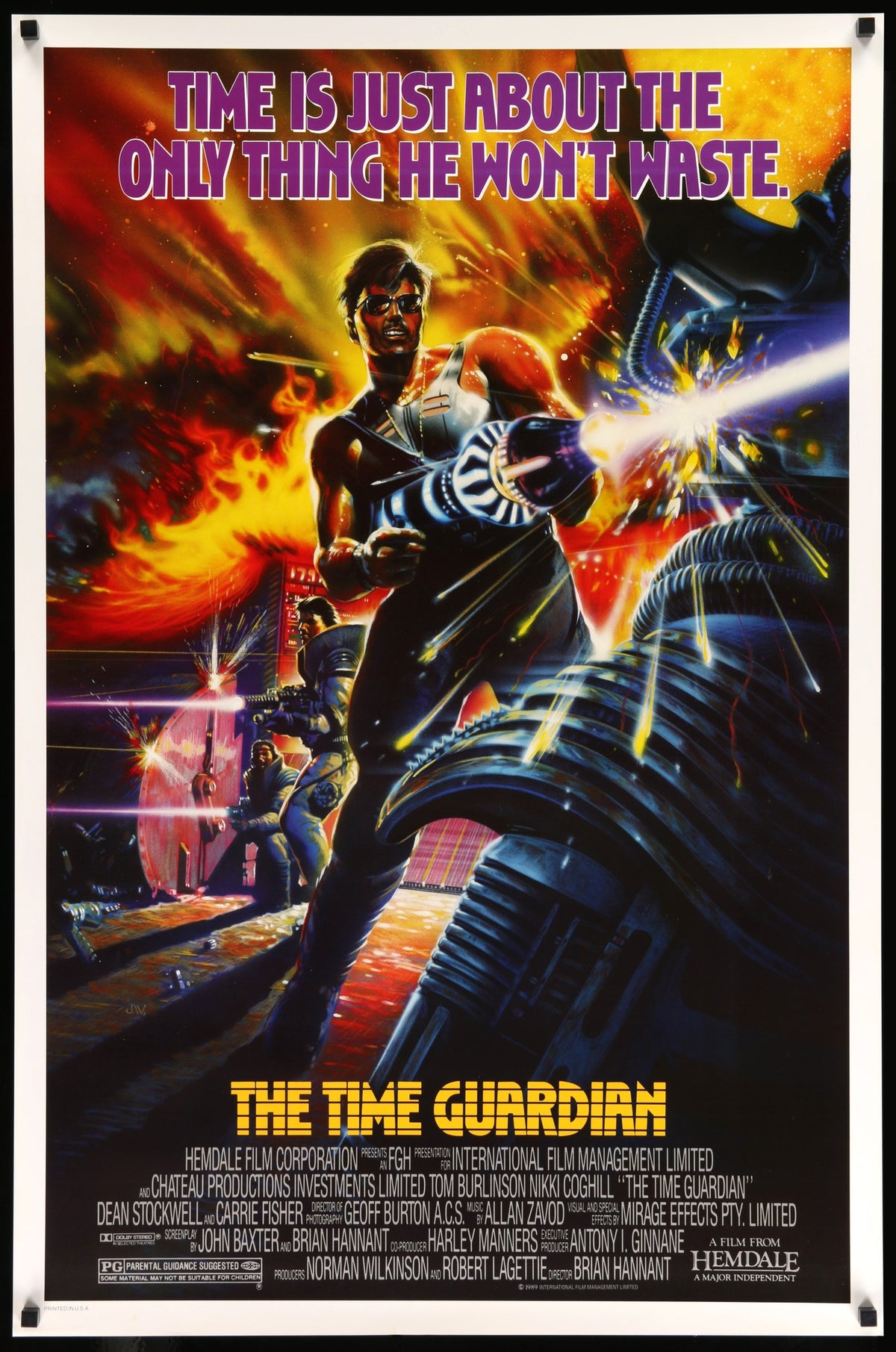 Time Guardian (1987) Original One-Sheet Movie Poster - Original Film ...