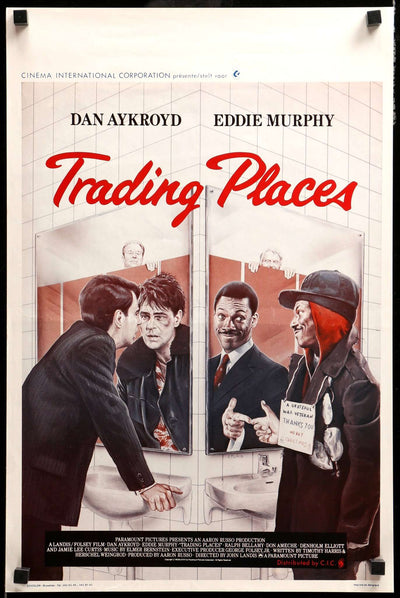 Trading Places (1983) Original Belgian Movie Poster- Original Film Art ...