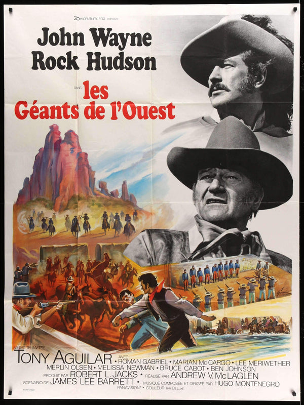 The Undefeated (1969) Original French Grande Movie Poster - 47" x 63 ...