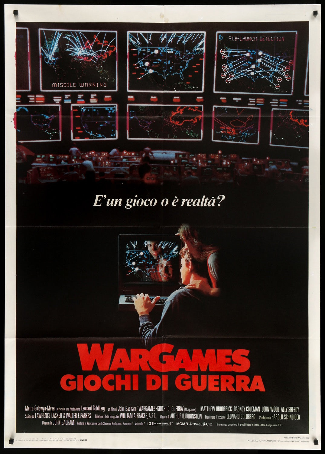 War Games Movie Poster