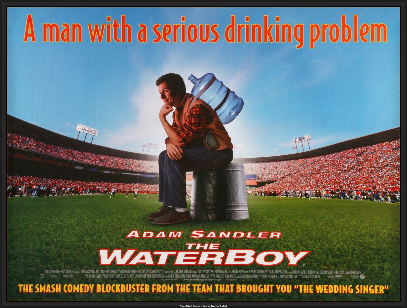 The Waterboy (1998) 英国原版四人电影海报 - Original Film Art - Vintage Movie Posters