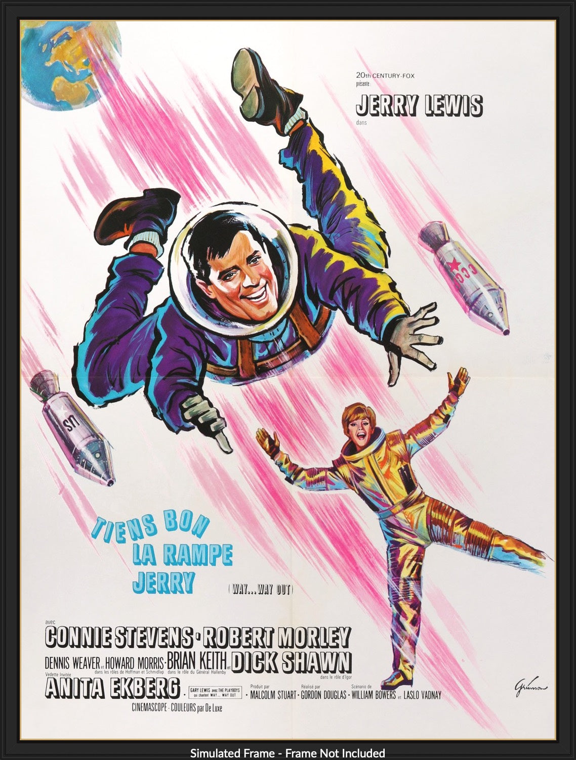 Way Way Out (1966) Original French Moyenne Movie Poster - Original Film ...
