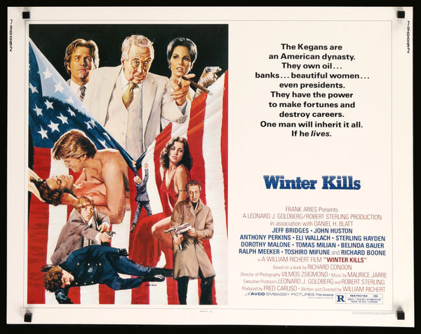 Winter Kills (1979) Original Half-Sheet Movie Poster - Original Film Art - Vintage Movie Posters