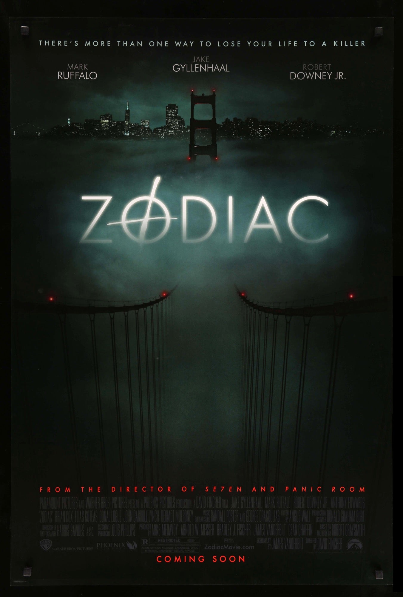 Zodiac (2007) Original One-Sheet Movie Poster - Original Film Art ...